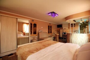 Suite Familiar, vista para o jardim | Cortinas/cortinados opacos, quartos insonorizados 