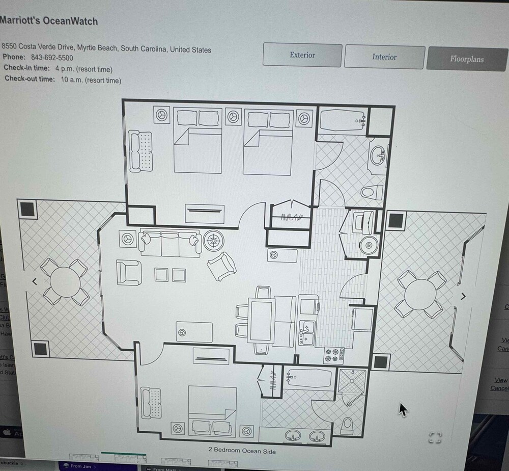 Marriott OceanWatch Resort at Myrtle Beach: 2-bedroom,2 Bath, Ocean ...