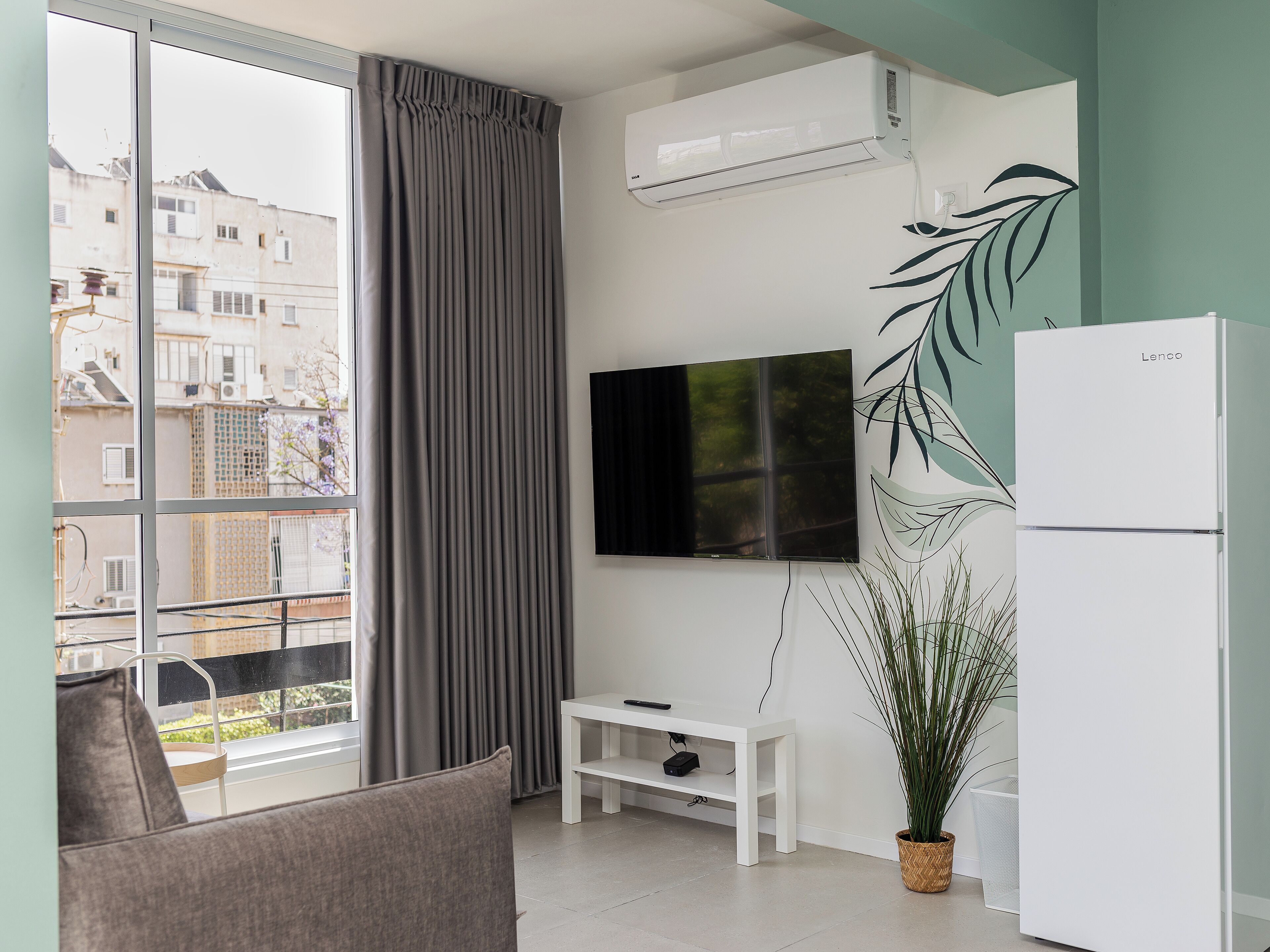 Apartamento, Vista para a cidade | Sala de estar