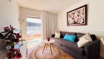 Apartamento, 1 quarto, para fumantes, sacada | Sala de estar