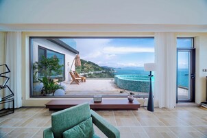 Suíte luxo, vista para o oceano | Vista do quarto