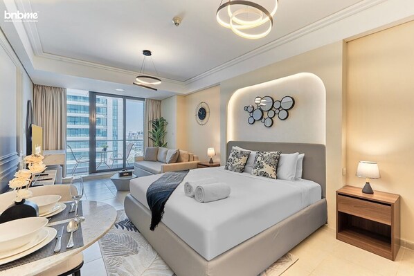 bnbme | Stylish JLT Studio | Balcony, Near DMCC Metro Reviews, Deals ...