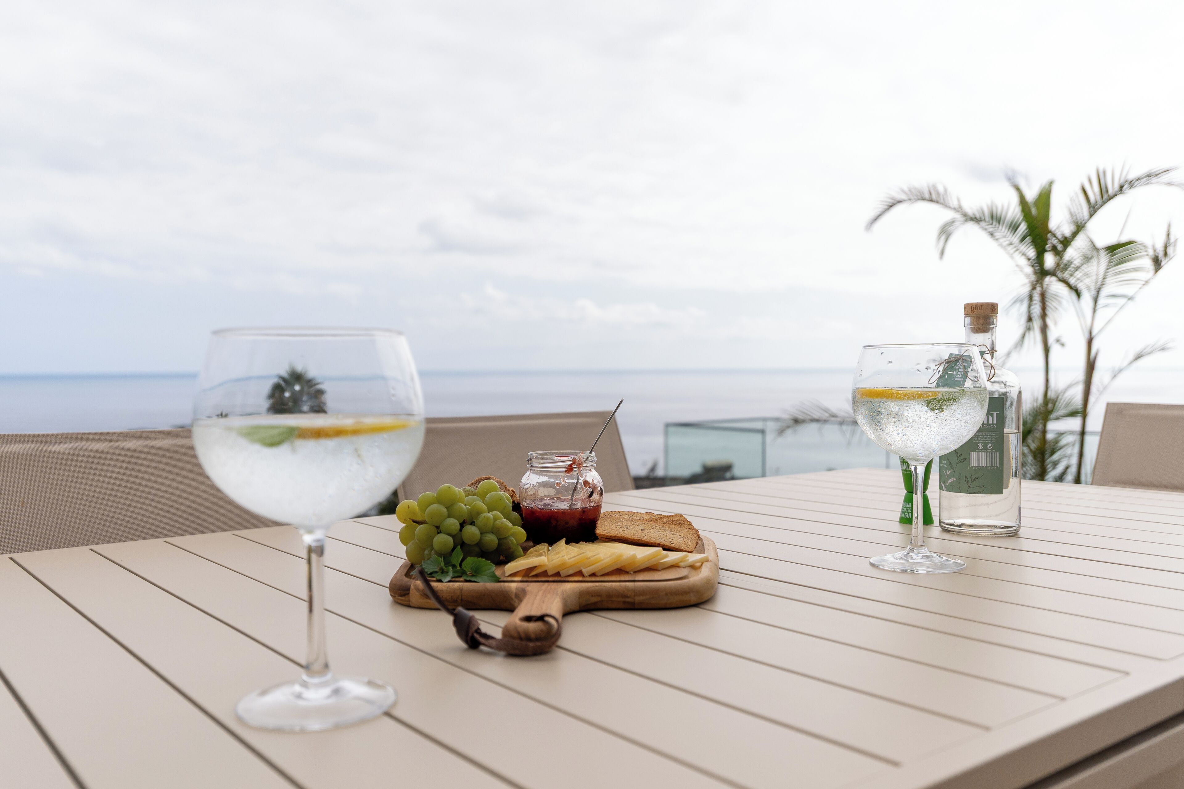 Villa Deluxe, piscina privativa, vista para o mar | Terraço/pátio interior