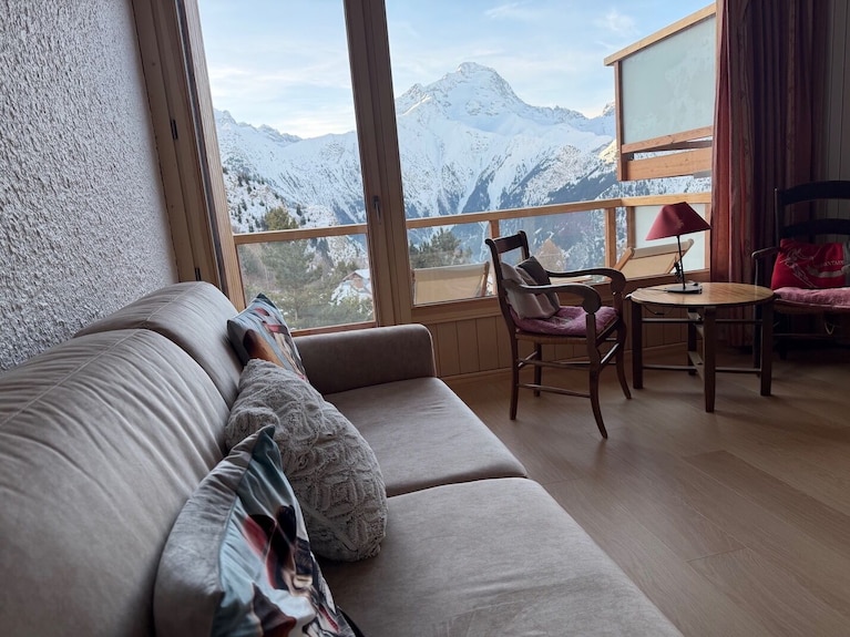 Vue Exceptionnelle Au Pied Des Pistes !\Ncalme, Lumineux Rénové En Janvier\n 2026 - Les Deux Alpes