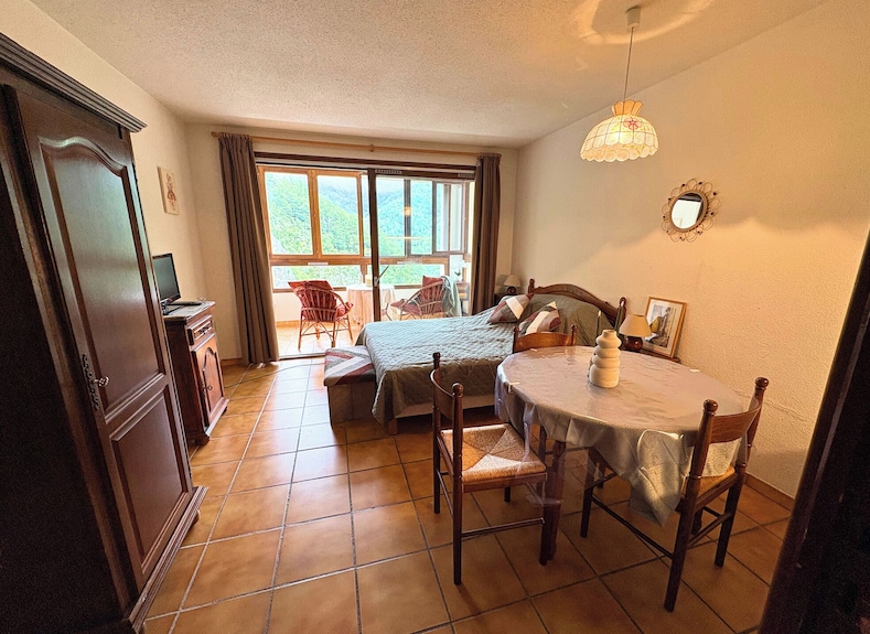 Bright Studio With Patio And Mountain Views - Molló