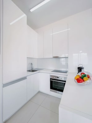 Apartamento Superior, vista para o mar | Cozinha privada