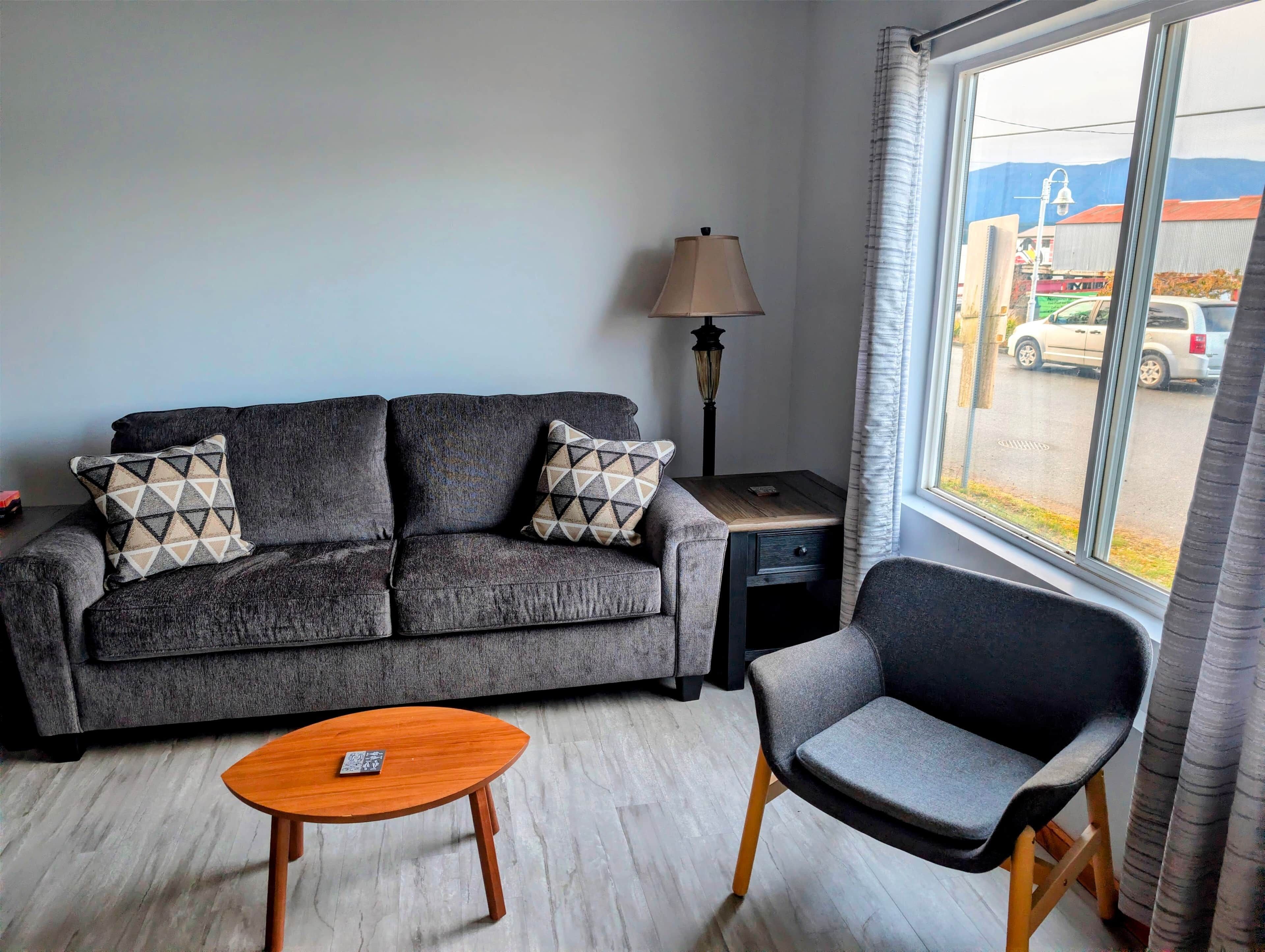 The Cedar Suite #6 | Central Apartment, Waterfront, 2 Beds - Port McNeill