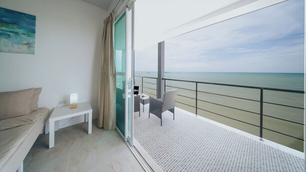 Villa, 2 quartos, acessível, fumadores | Varanda