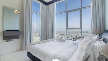 Apartamento de Luxo, varanda, Vista para a cidade | Ferro/tábua de engomar, Wi-fi grátis