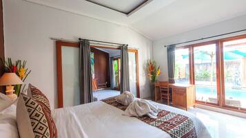 Casa conforto, 2 quartos, varanda, vista para a piscina | Wi-Fi de cortesia