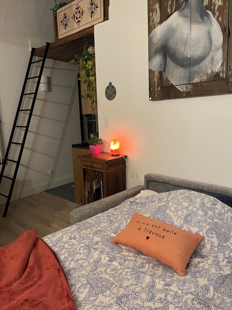 Beautiful artist's duplex in the historic center - Trevoux | Vrbo