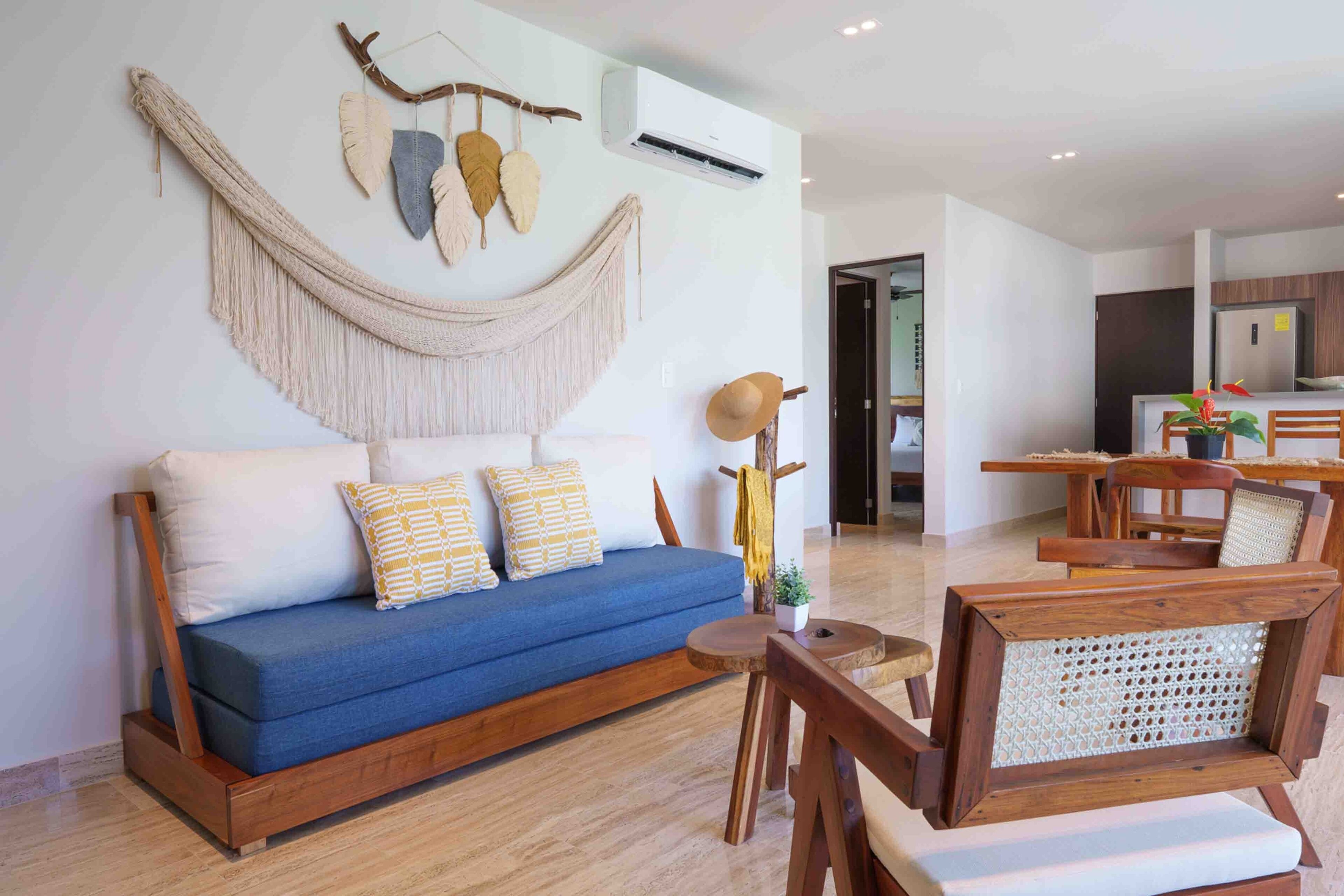 Modern Condo With Zen Garden, 4 Pools, Balcony & Gym - 5 Min To Beach - Tulum