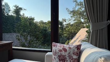 Cabana superluxo, vista para o rio | Vista do quarto