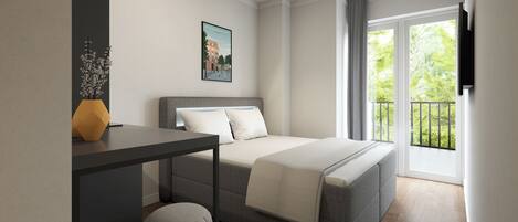 Estúdio | Secretária adequada para computadores portáteis, Wi-fi grátis