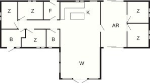 Casa | Planta do andar