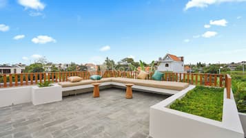 Terraço no piso superior