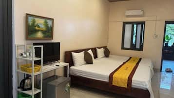 Quarto Duplo Deluxe | Ferro/tábua de engomar, Wi-fi grátis