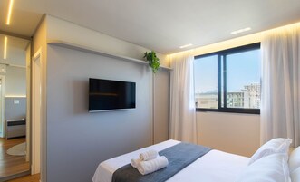 Apartamento básico | 2 quartos, Wi-Fi de cortesia