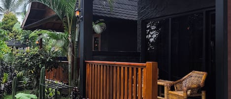 Quarto Duplo Elite, 1 cama king-size, ar condicionado | Terraço/pátio interior