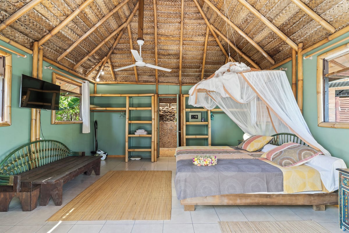 Bangalô, 1 cama Queen, no jardim | Wi-Fi de cortesia