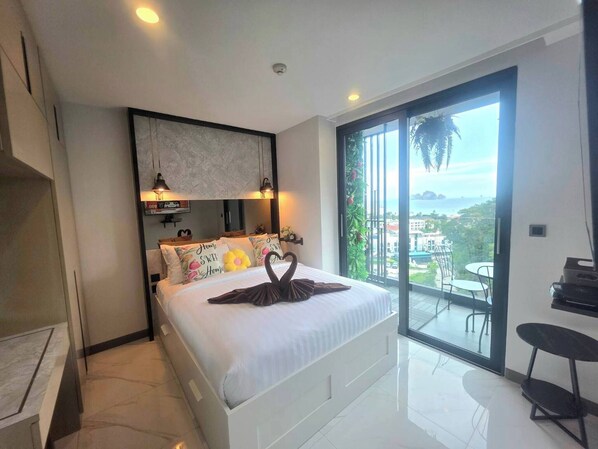 Quarto, 1 quarto, acessível, vista para o oceano | 1 quarto 