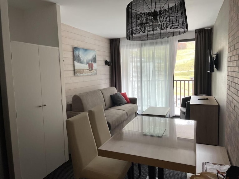 80m Du Centre Station, 3ème éTage, Vue Montagne, Piscine, Balcon, Télévision, Casier à Ski, 29m² - Laruns