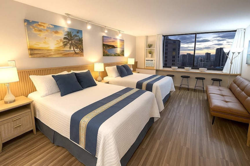 Brand New Waikiki 2bd 2ba Ocean City View - Honolulu, HI