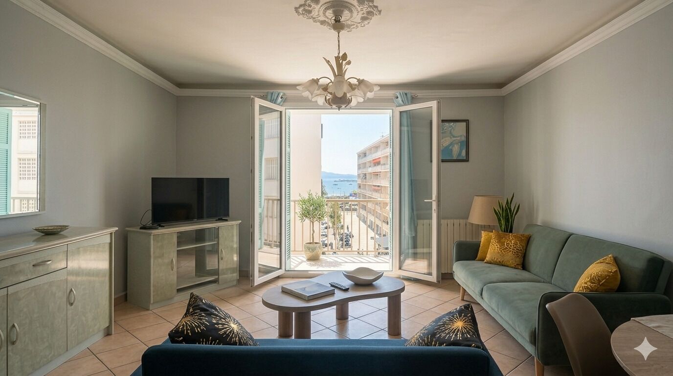 Spacious Family Apartment With Sea View Private Parking Ajaccio Entrance - Ajaccio
