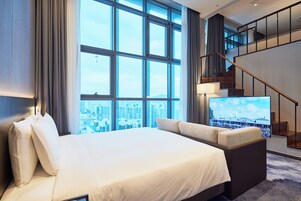 Quarto premier | Cofres nos quartos, cortinas blackout, Wi-Fi de cortesia, roupa de cama