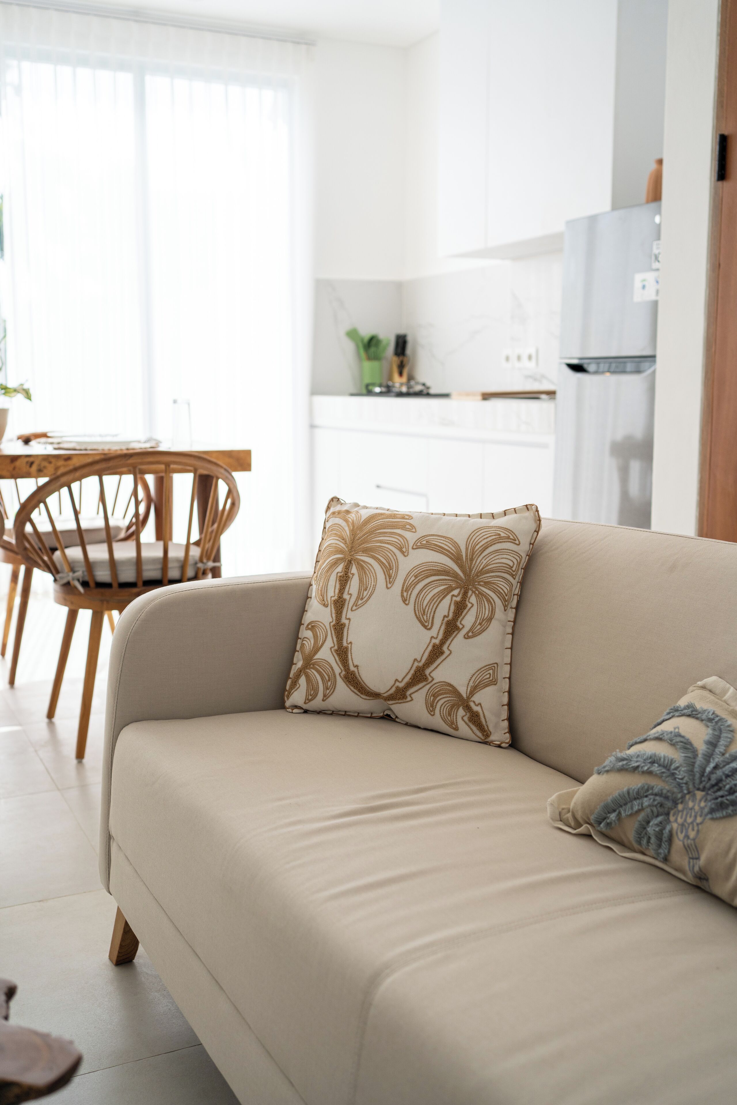 Vila luxo, vista para a piscina | Cozinha privada | Geladeira grande, cooktop, chaleira elétrica