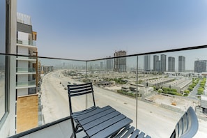 Estúdio Deluxe, varanda, Vista para a cidade | Varanda