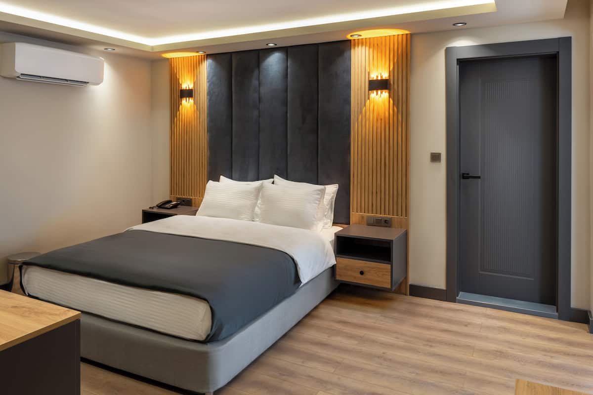 Quarto Quádruplo Familiar, vista parcial para o mar | Cofre no quarto, Wi-fi grátis