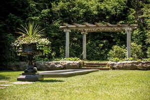 Área externa para casamento