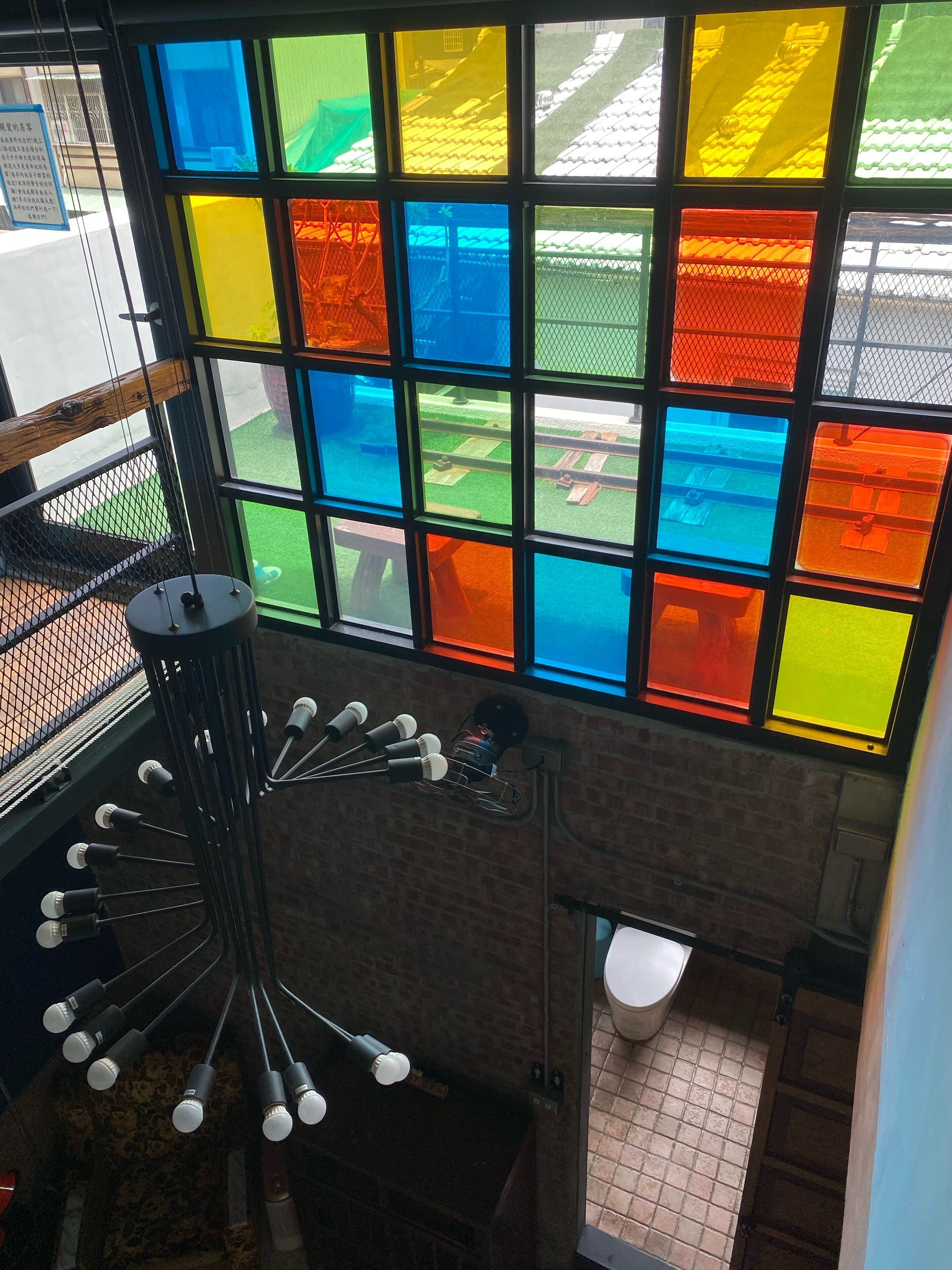 Quarto quádruplo galeria, sacada, vista para a cidade | Cortinas blackout, Wi-Fi de cortesia