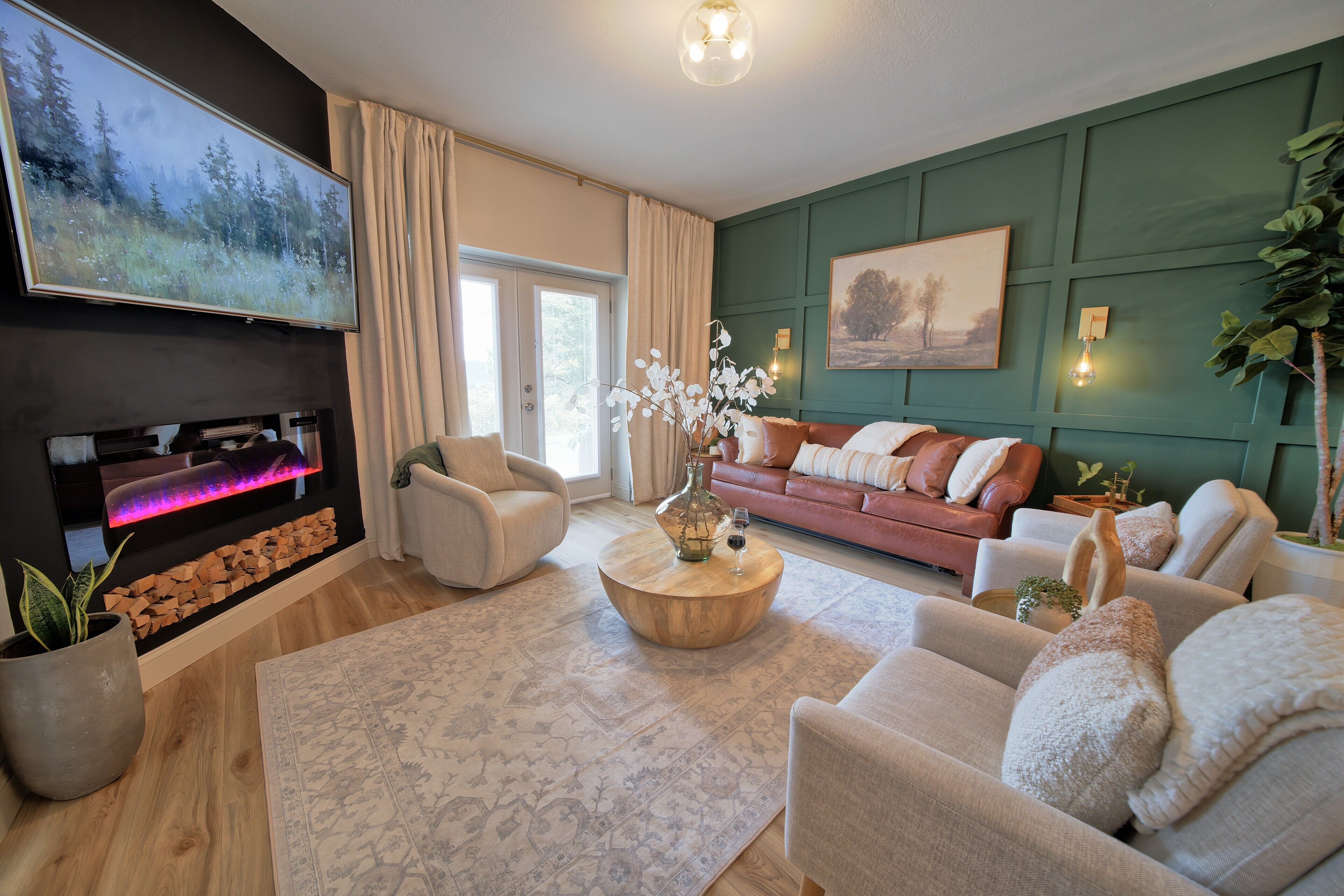 Modern Sage & Stone Retreat - Smoky Mountains Getaway For 9 - Near Nat'l Park - Pigeon Forge, TN