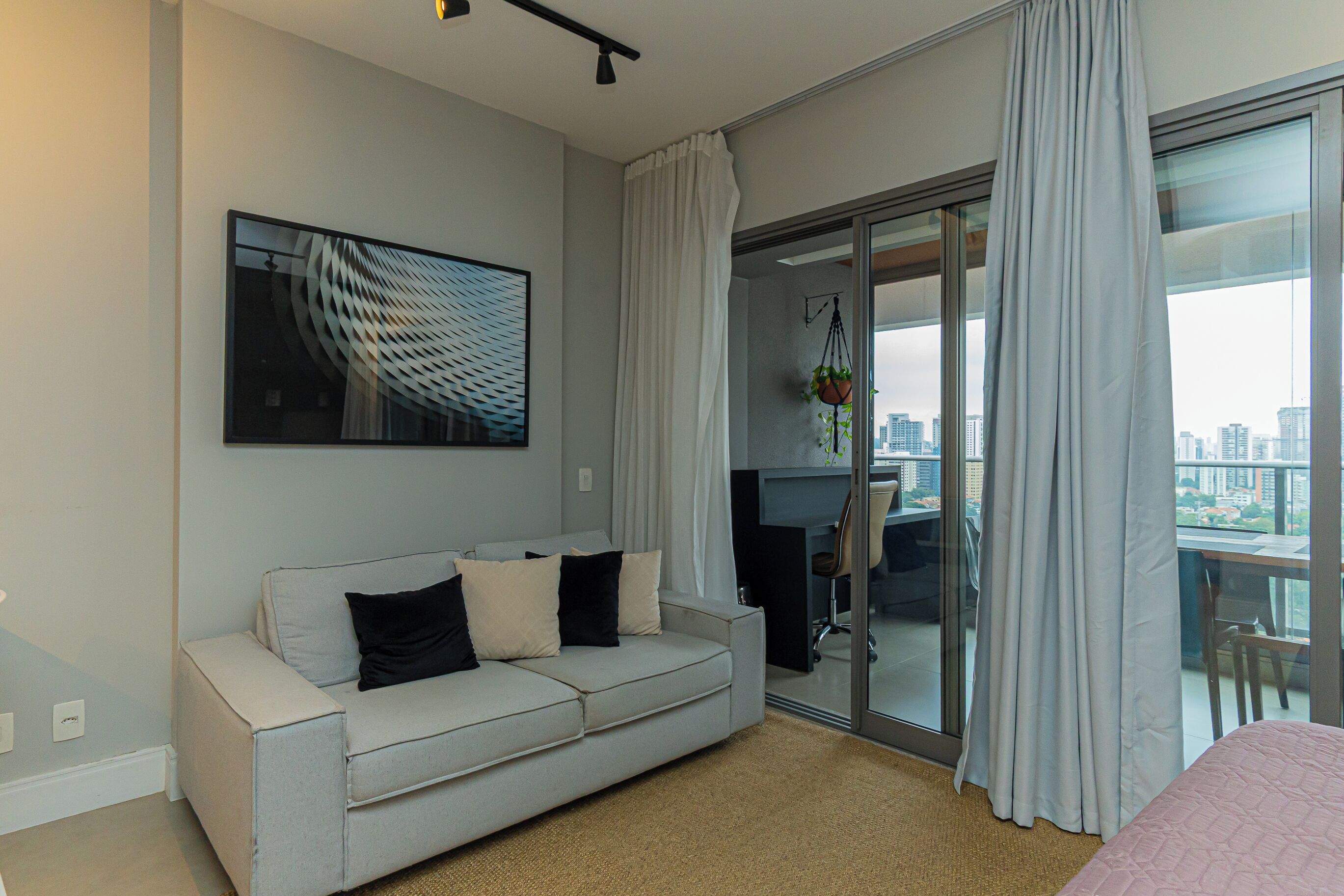 Loft Greige - Vista Linda, Ar Condicionado, Localização Incrível - Airport - Santo Amaro