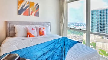 Apartamento, 1 quarto, vista para a cidade | Ferros/tábuas de passar roupa, Wi-Fi de cortesia