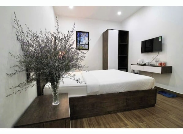 Quarto Duplo Standard | Wi-fi grátis, roupa de cama fornecida