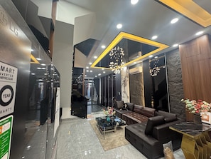 Casa Superior, varanda, Vista para a cidade | Sala de estar
