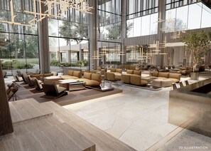 Sala de estar do lobby