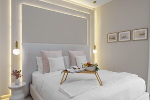 Apartamento Deluxe, não fumadores, vista para o canal | Cofre no quarto, cortinas/cortinados opacos, ferro/tábua de engomar