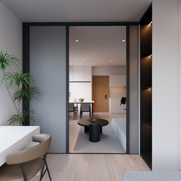 Quarto Familiar | Cofre no quarto, secretária