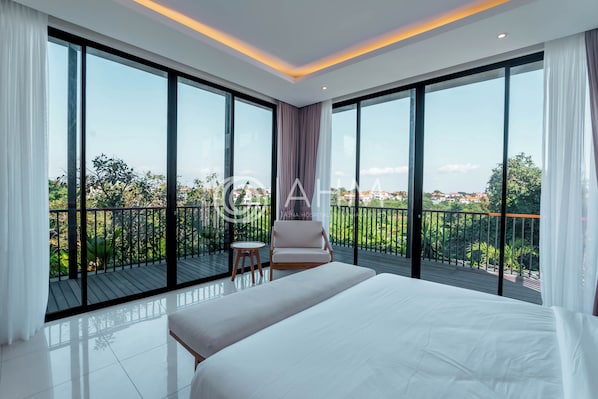 Vila superluxo, 4 quartos, piscina particular | Roupas de cama premium, escrivaninha, espaço de trabalho para notebook