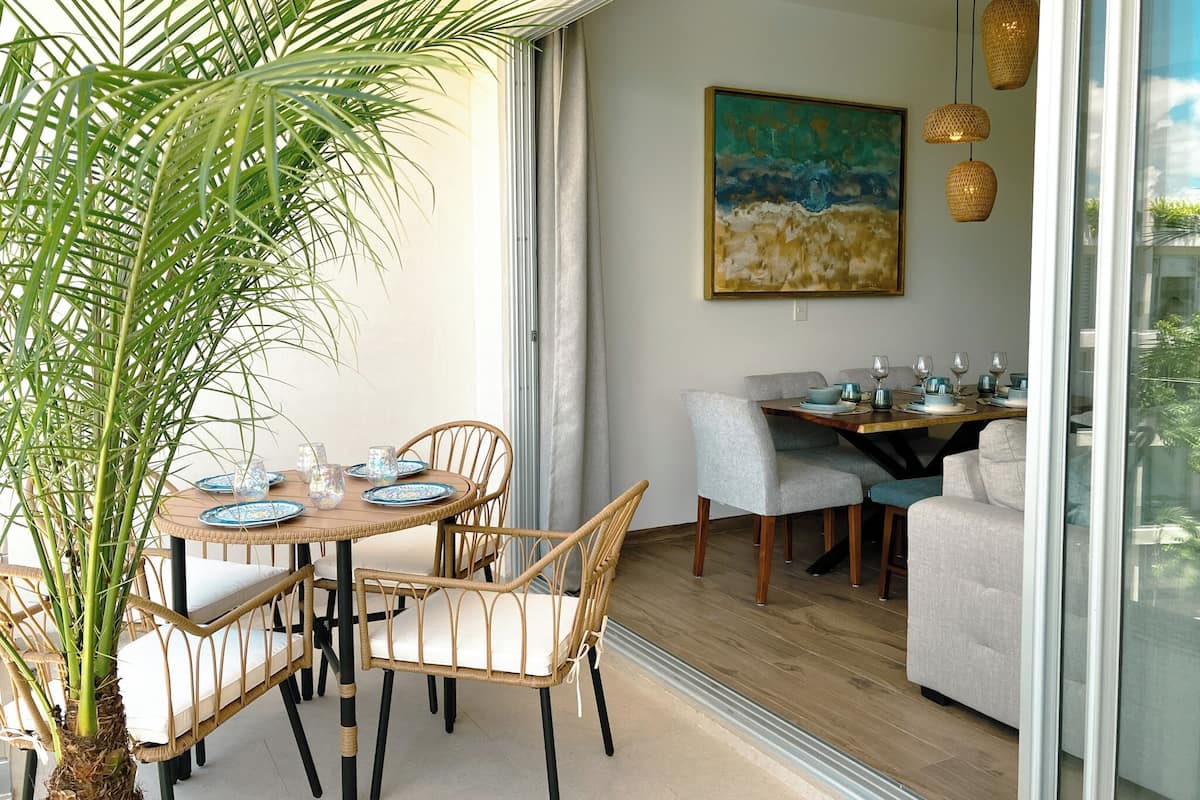 Apartamento Exclusivo, vista para o jardim | Terraço/pátio interior