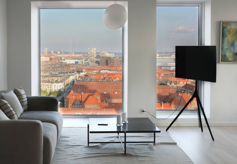 Modern Minimalist Apartment With Panoramic Views - Copenhaguen