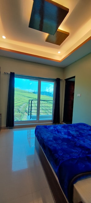 Quarto Twin, varanda, vista para o vale