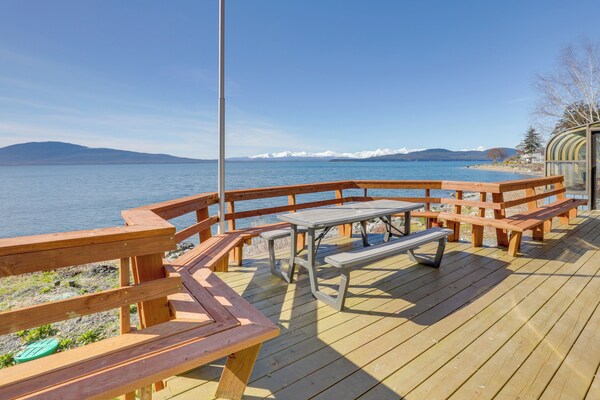9 Mi To Mendenhall Glacier: Waterfront Juneau Home - Juneau, AK