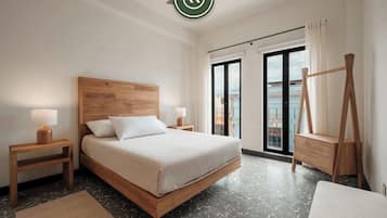 Apartamento, várias camas, varanda, vista para a cidade (Mariano Matamoros 201 Piso 1) | 3 quartos, individualmente decorados, individualmente mobiliados