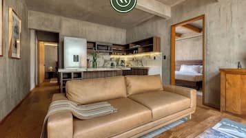 Condo, várias camas, varanda, vista para a cidade (Privada de FD 3B U1) | Área de estar
