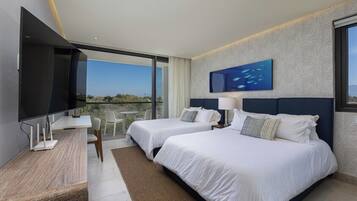 Apartamento, várias camas, varanda, vista para o oceano (MIO RESIDENCES 306 AB-2BR) | 2 quartos, com decoração personalizada, com mobília individualizada